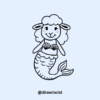 25 Easy Cute Sheep Doodles Drawing Ideas - drawtwist.com