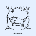 25 Easy Cute Sheep Doodles Drawing Ideas - drawtwist.com