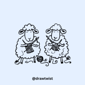 25 Easy Cute Sheep Doodles Drawing Ideas - drawtwist.com