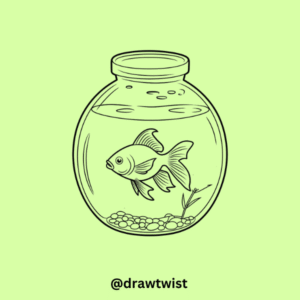 37 Easy Simple Goldfish Doodle Drawing Ideas - drawtwist.com