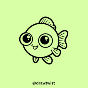 37 Easy Simple Goldfish Doodle Drawing Ideas - drawtwist.com