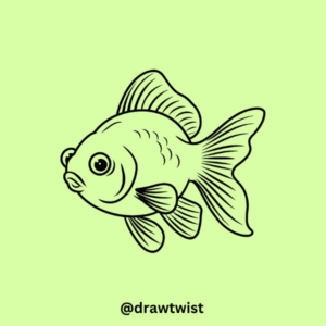 37 Easy Simple Goldfish Doodle Drawing Ideas - drawtwist.com