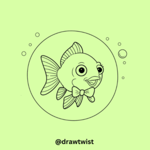 37 Easy Simple Goldfish Doodle Drawing Ideas - drawtwist.com