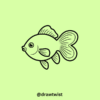 37 Easy Simple Goldfish Doodle Drawing Ideas - drawtwist.com