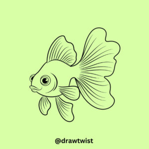 37 Easy Simple Goldfish Doodle Drawing Ideas - drawtwist.com