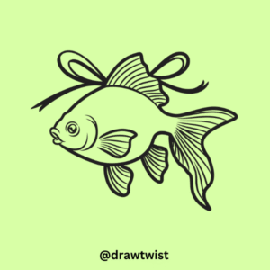 37 Easy Simple Goldfish Doodle Drawing Ideas - drawtwist.com