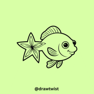 37 Easy Simple Goldfish Doodle Drawing Ideas - drawtwist.com