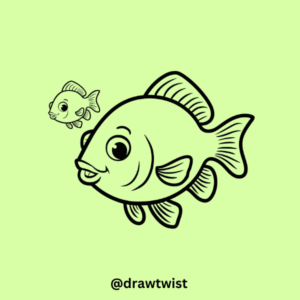 37 Easy Simple Goldfish Doodle Drawing Ideas - drawtwist.com