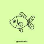 37 Easy Simple Goldfish Doodle Drawing Ideas - drawtwist.com