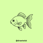 37 Easy Simple Goldfish Doodle Drawing Ideas - drawtwist.com