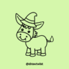 31 Easy Donkey Doodle Drawing Ideas - drawtwist.com
