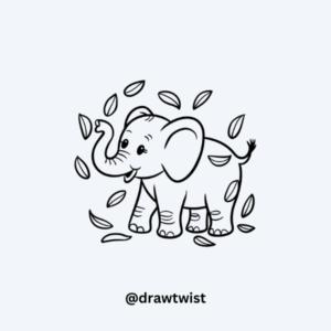 31 Easy Elephant Doodles to Try Today - drawtwist.com
