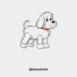 37 Golden Doodle Drawing Ideas - drawtwist.com