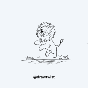 33 Easy Lion Doodle Drawing Ideas - drawtwist.com