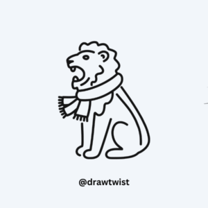 33 Easy Lion Doodle Drawing Ideas - drawtwist.com