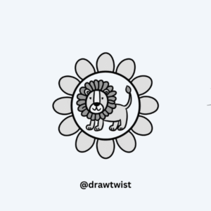 33 Easy Lion Doodle Drawing Ideas - drawtwist.com
