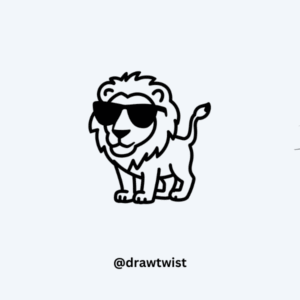 33 Easy Lion Doodle Drawing Ideas - drawtwist.com