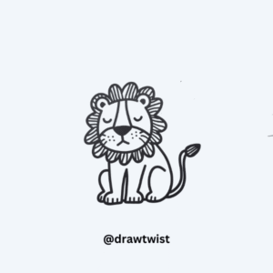 33 Easy Lion Doodle Drawing Ideas - drawtwist.com
