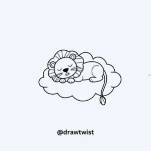 33 Easy Lion Doodle Drawing Ideas - drawtwist.com
