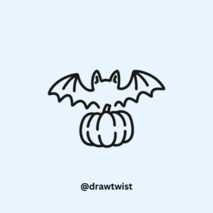 31 Easy Bat Doodle Ideas to Try Right Now - drawtwist.com