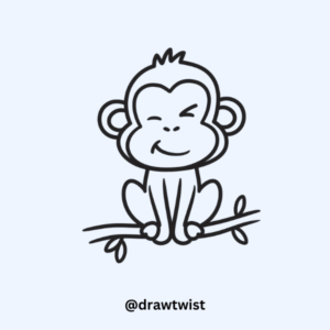 41 Easy Monkey Doodle Drawing Ideas to Try - drawtwist.com