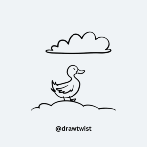 37 Duck Doodle Drawing Ideas - drawtwist.com