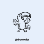 35 Easy Toucan Doodle Ideas to Draw - drawtwist.com