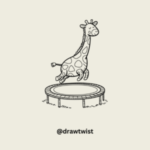 31 Easy Giraffe Doodle Drawing Ideas - drawtwist.com