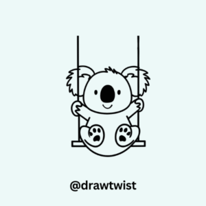 35 Easy and Cute Koala Doodle Ideas - drawtwist.com