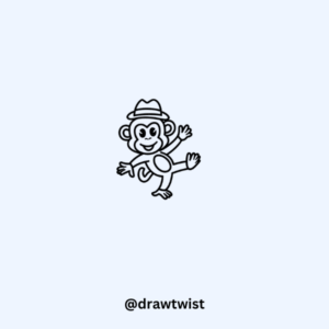 41 Easy Monkey Doodle Drawing Ideas to Try - drawtwist.com