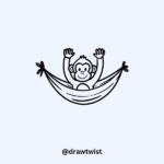 41 Easy Monkey Doodle Drawing Ideas to Try - drawtwist.com
