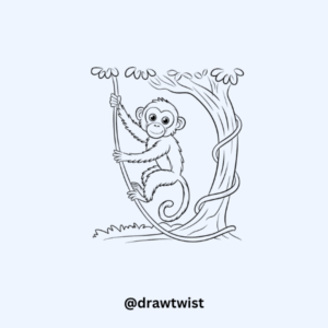 41 Easy Monkey Doodle Drawing Ideas to Try - drawtwist.com