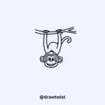 41 Easy Monkey Doodle Drawing Ideas to Try - drawtwist.com