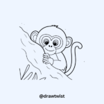 41 Easy Monkey Doodle Drawing Ideas to Try - drawtwist.com