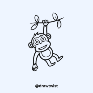 41 Easy Monkey Doodle Drawing Ideas to Try - drawtwist.com