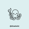 35 Easy Octopus Doodle Ideas to Try - drawtwist.com