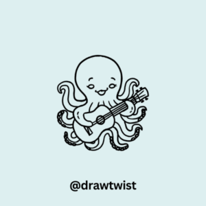 35 Easy Octopus Doodle Ideas to Try - drawtwist.com