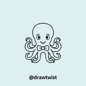 35 Easy Octopus Doodle Ideas to Try - drawtwist.com