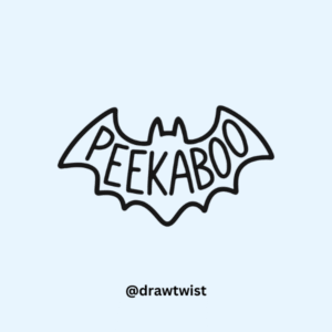 31 Easy Bat Doodle Ideas to Try Right Now - drawtwist.com