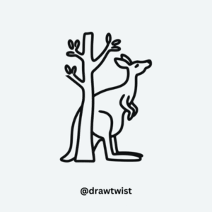 37 Easy Kangaroo Doodle Drawing Ideas - drawtwist.com