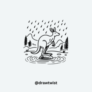 37 Easy Kangaroo Doodle Drawing Ideas - drawtwist.com