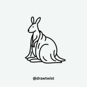 37 Easy Kangaroo Doodle Drawing Ideas - drawtwist.com