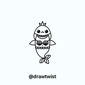 37 Simple Shark Doodles to Draw - drawtwist.com