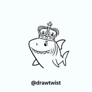 37 Simple Shark Doodles to Draw - drawtwist.com