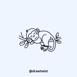 41 Easy Monkey Doodle Drawing Ideas to Try - drawtwist.com