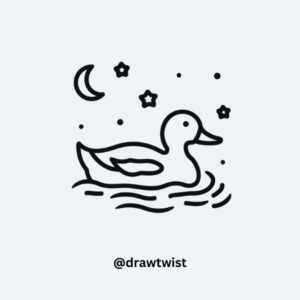 37 Duck Doodle Drawing Ideas - drawtwist.com