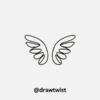 30 Fun and Easy Wing Drawing Ideas to Draw - drawtwist.com