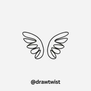 30 Fun and Easy Wing Drawing Ideas to Draw - drawtwist.com