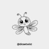 30 Creative Firefly Doodle Ideas for Easy and Fun Drawing Inspiration ...