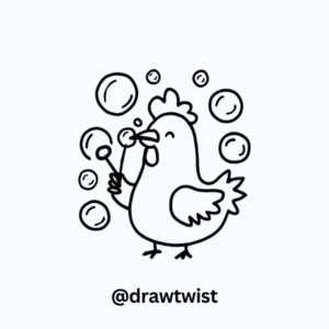 37 Simple Chicken Doodle Ideas to Draw - drawtwist.com